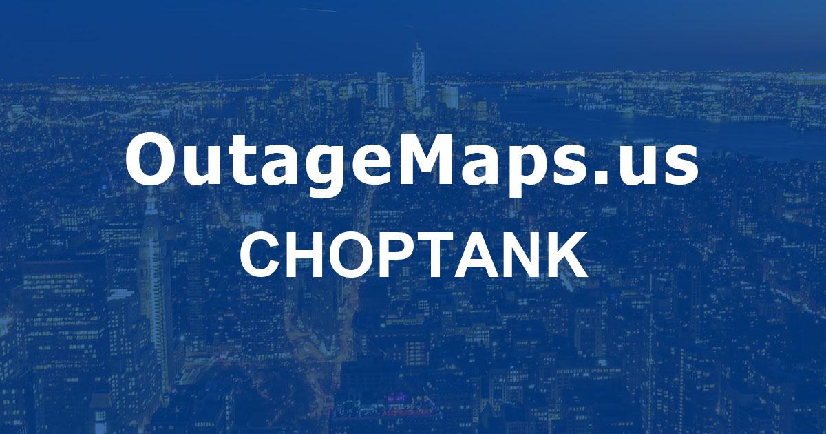 Choptank Power Outages Map