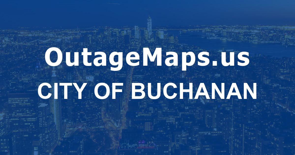 City of Buchanan Power Outages Map