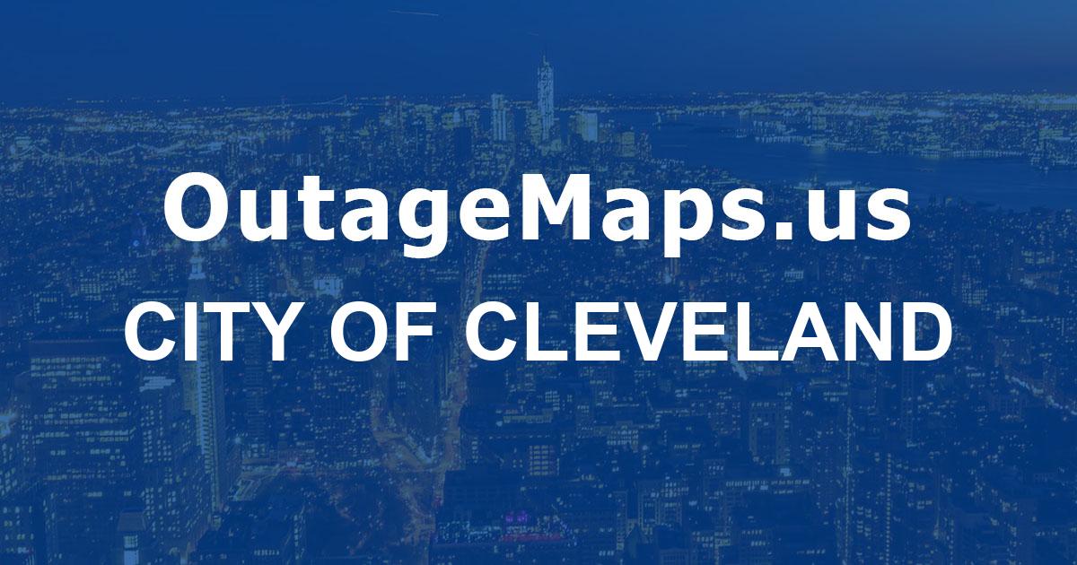 City of Cleveland Power Outages Map