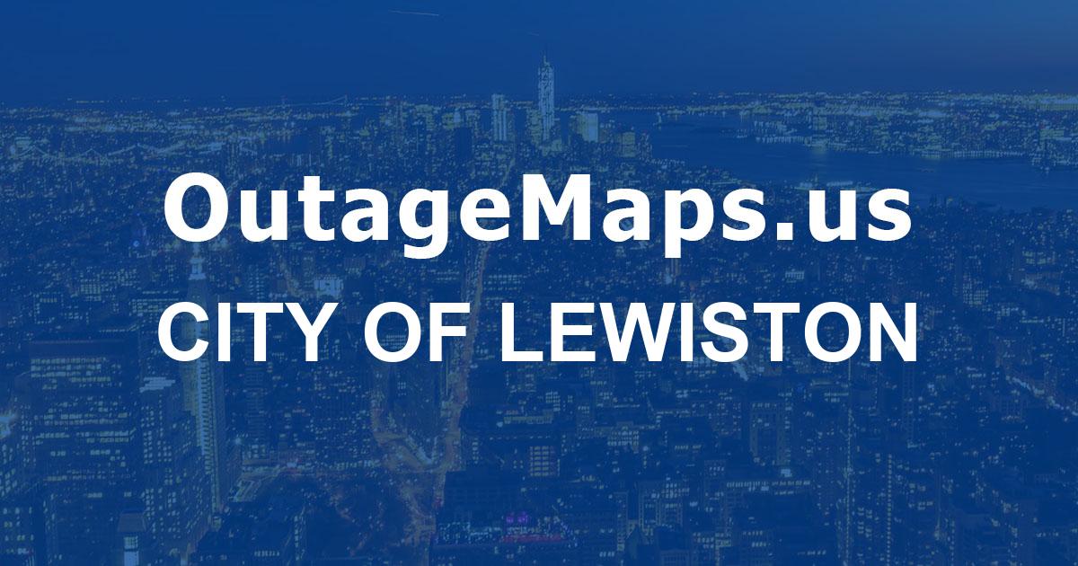 City of Lewiston Power Outages Map
