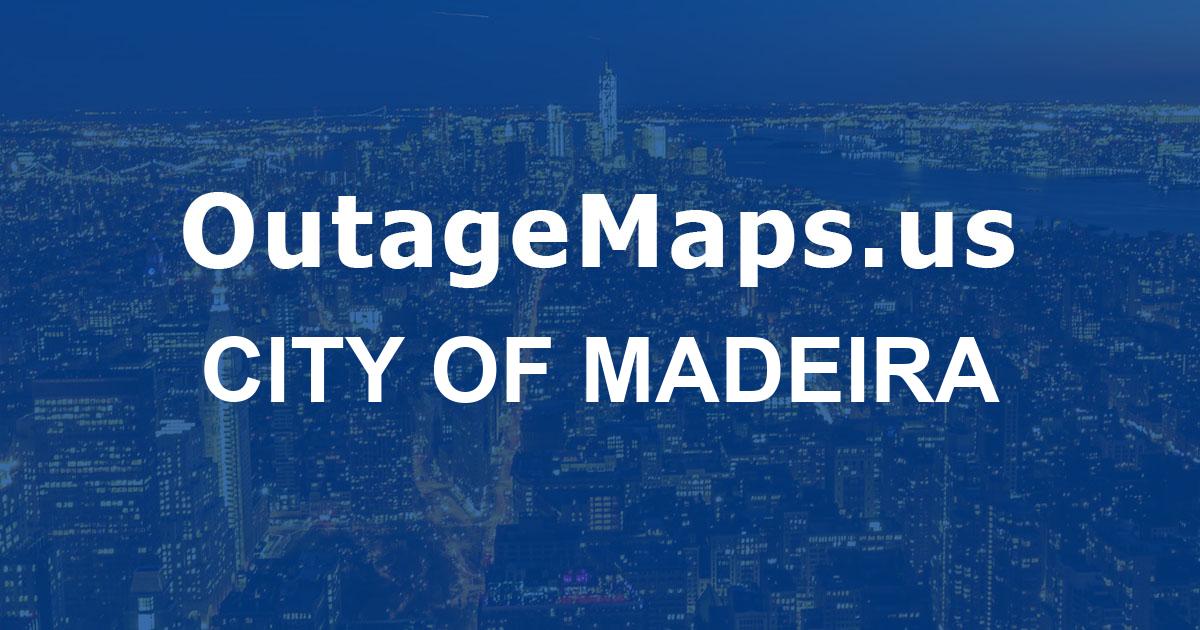 City of Madeira Power Outages Map