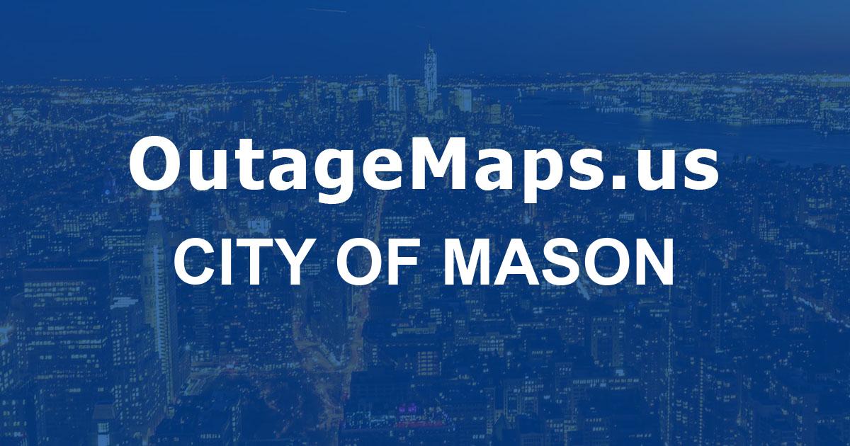 City of Mason Power Outages Map