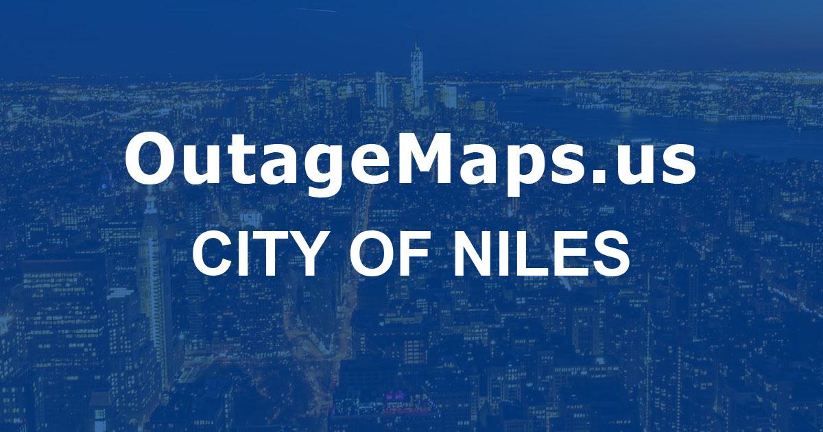 City of Niles Power Outages Map