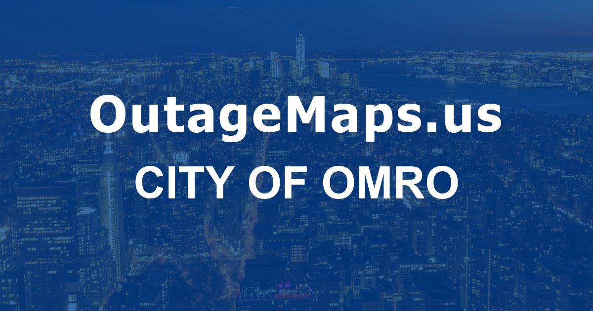City of Omro Power Outages Map