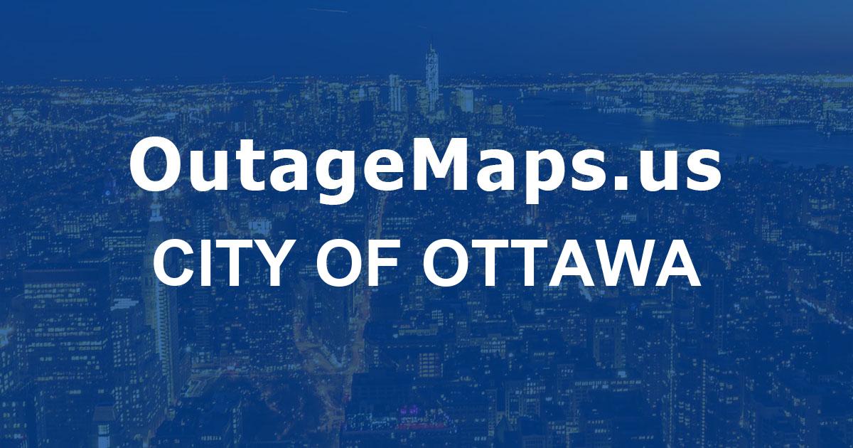 City of Ottawa Power Outages Map