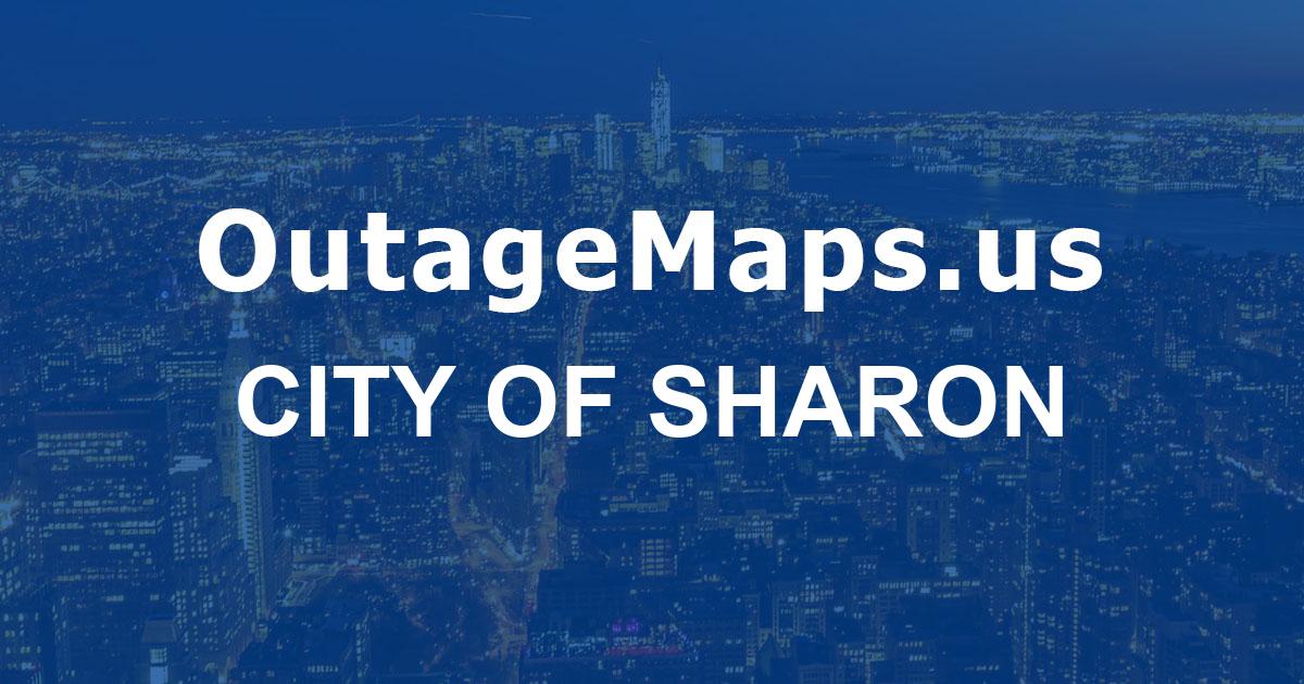 City of Sharon Power Outages Map