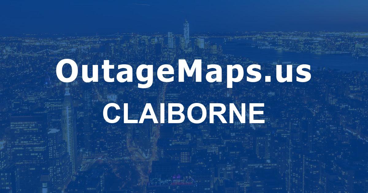Claiborne Power Outages Map