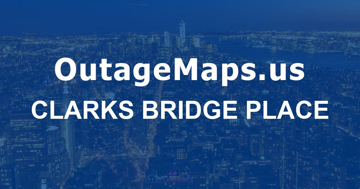 Clarks Bridge Place Power Outages Map