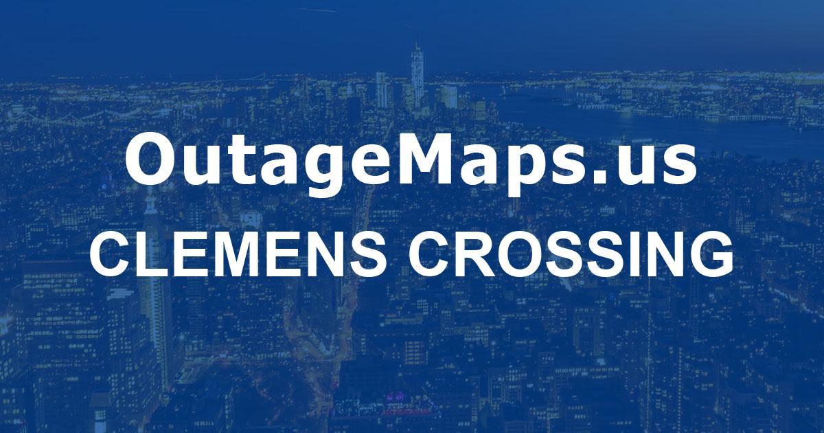 Clemens Crossing Power Outages Map