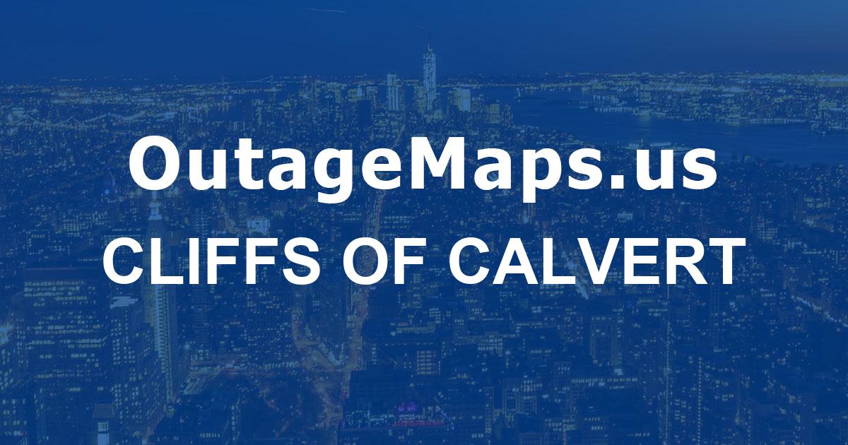 Cliffs of Calvert Power Outages Map