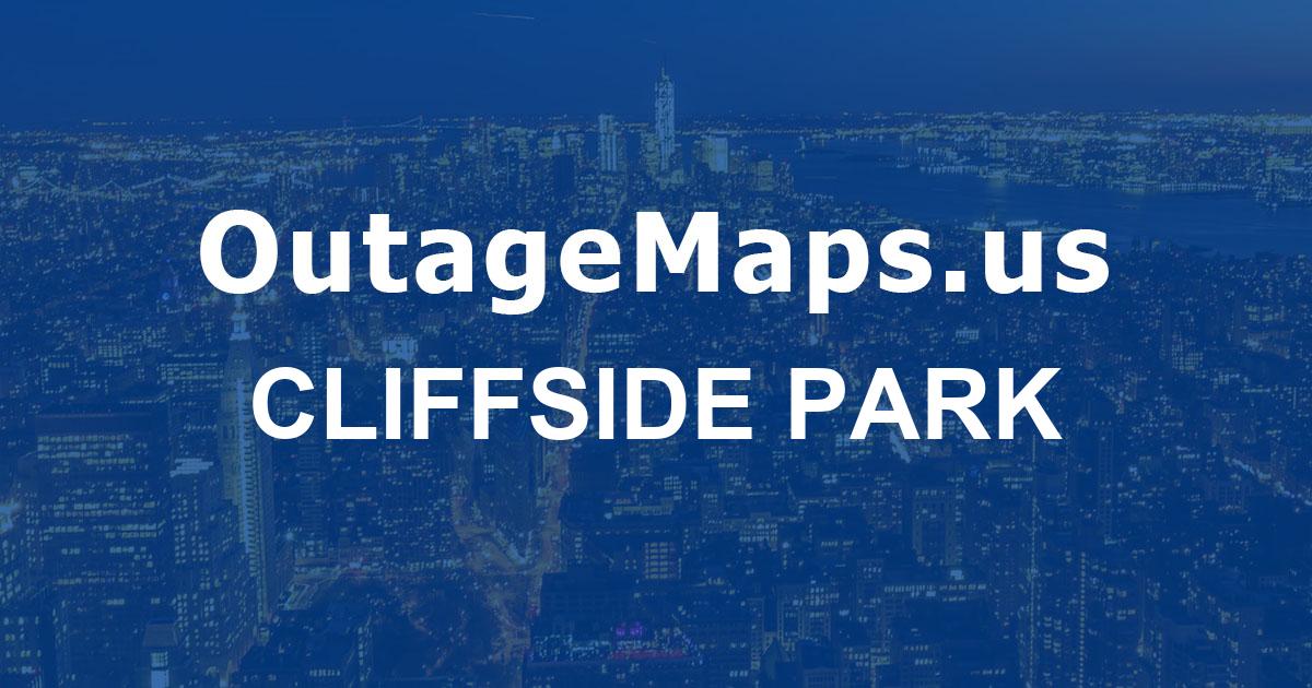 Cliffside Park Power Outages Map