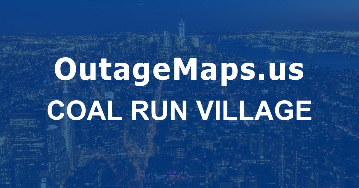 Coal Run Village Power Outages Map