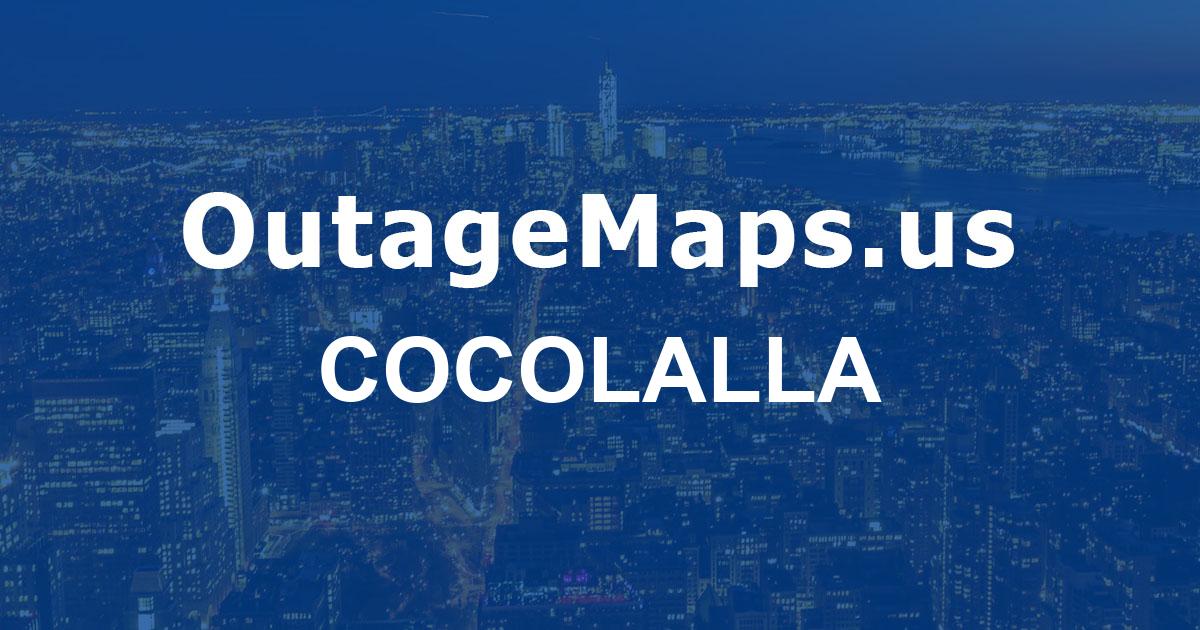 Cocolalla Power Outages Map