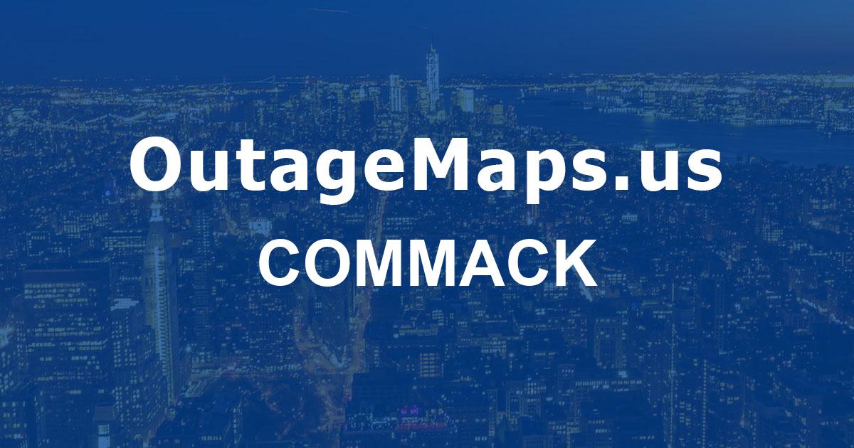 Commack Power Outages Map