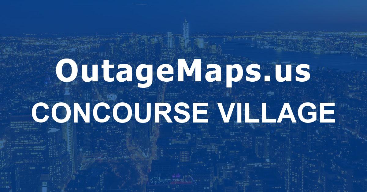 Concourse Village Power Outages Map