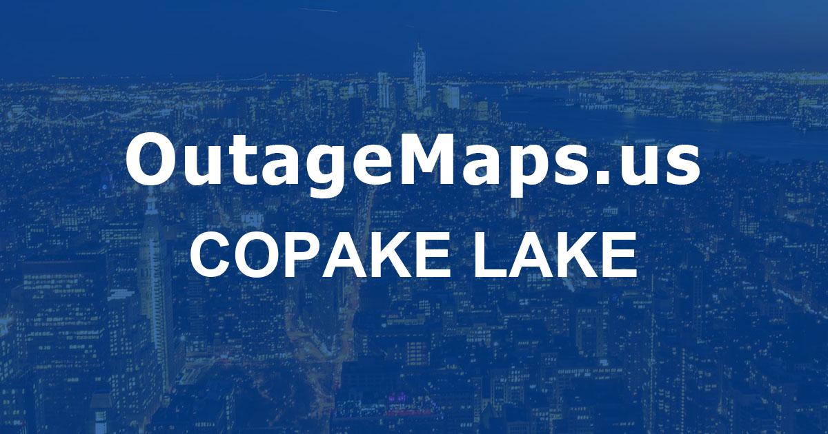 Copake Lake Power Outages Map