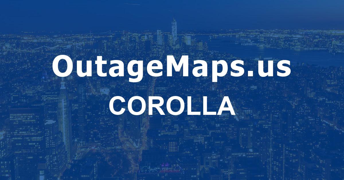 Corolla Power Outages Map