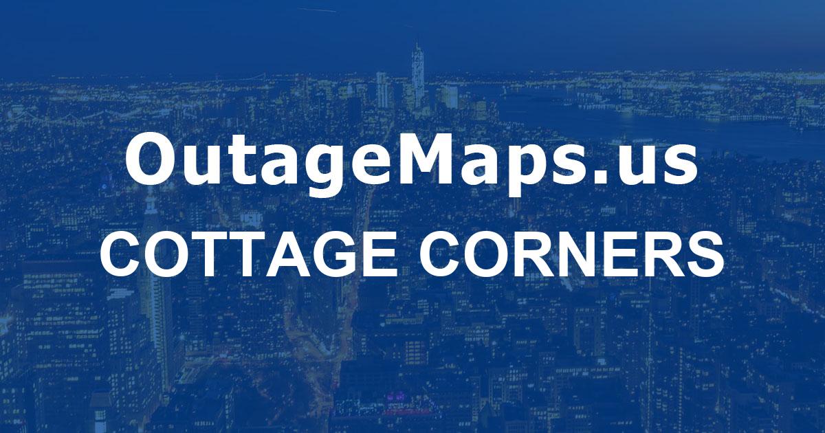 Cottage Corners Power Outages Map