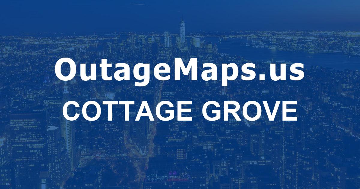 Cottage Grove Power Outages Map