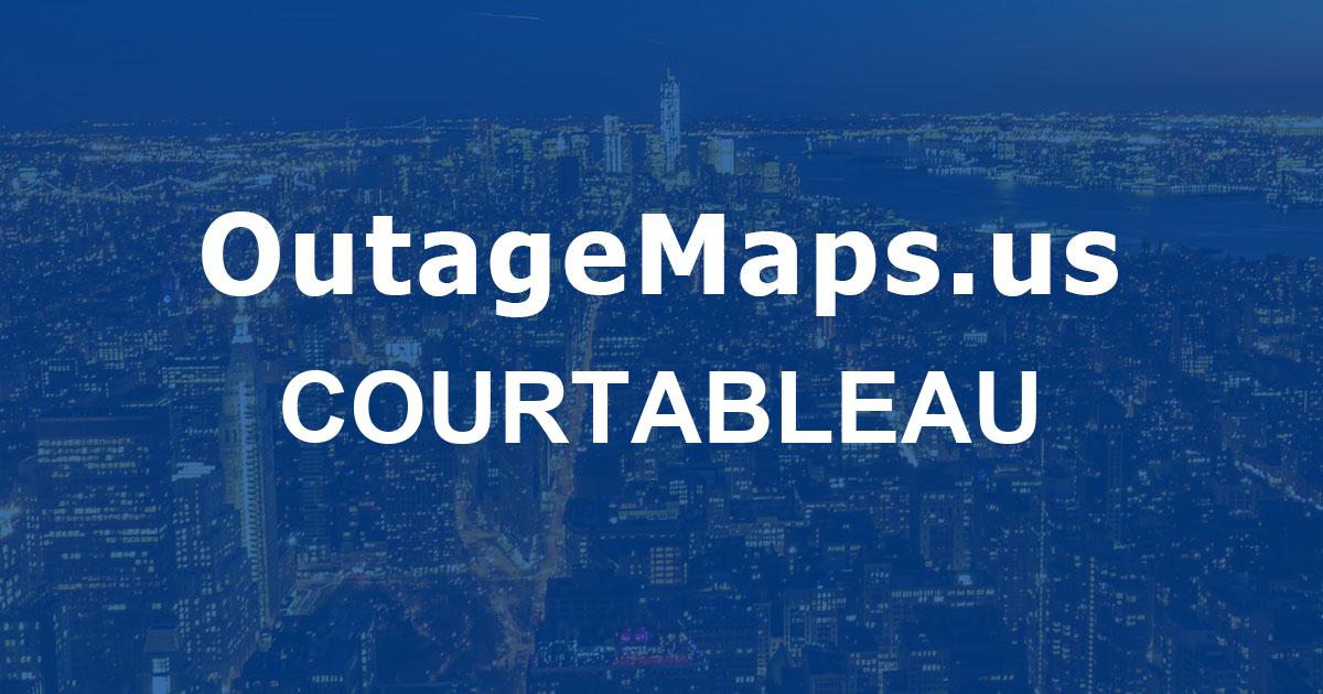 Courtableau Power Outages Map