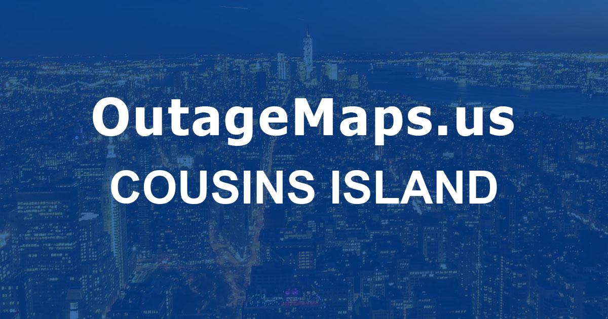 Cousins Island Power Outages Map