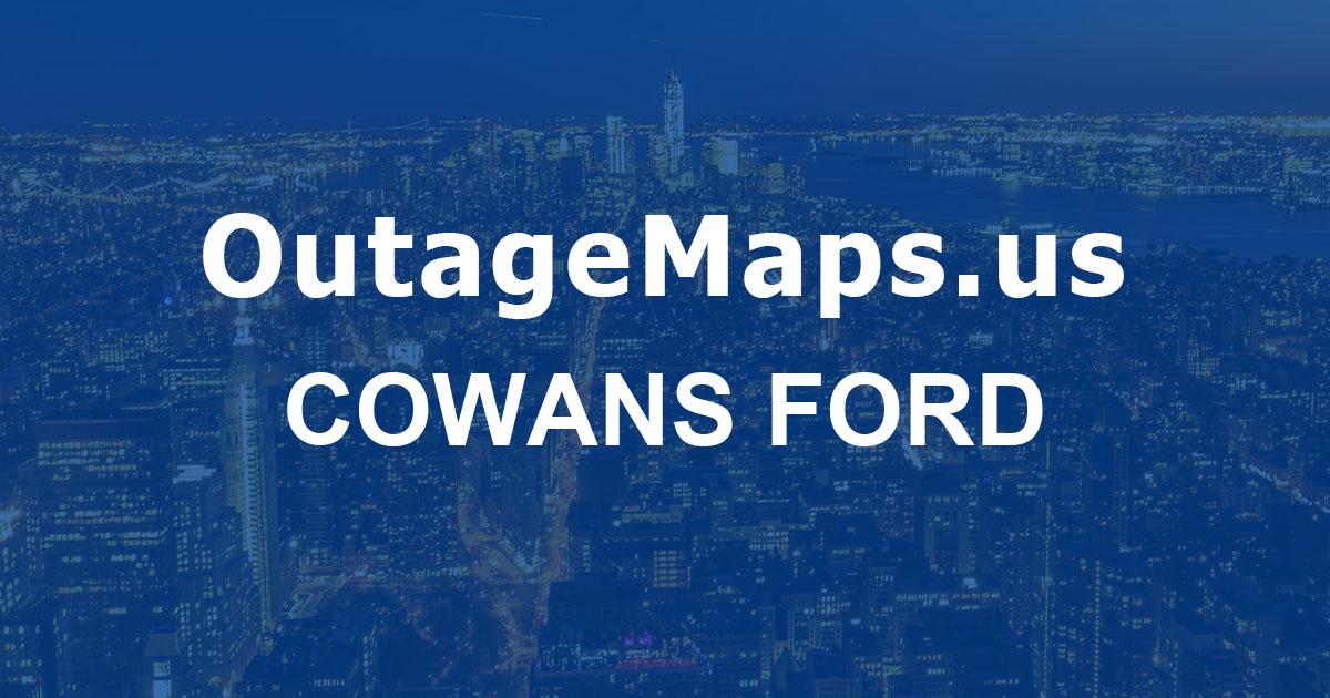 Cowans Ford Power Outages Map