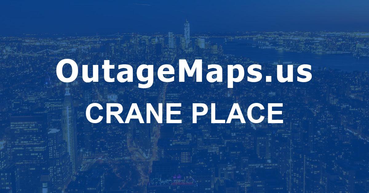 Crane Place Power Outages Map