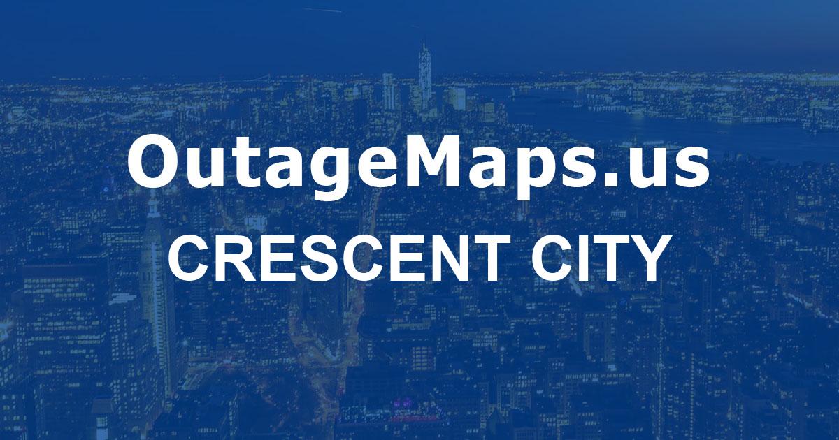 Crescent City Power Outages Map