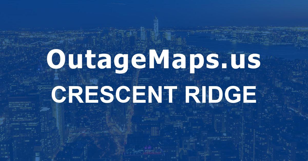 Crescent Ridge Power Outages Map