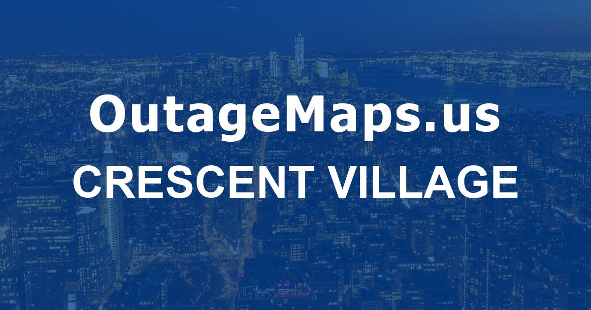 Crescent Village Power Outages Map