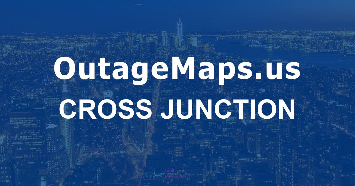 Cross Junction Power Outages Map