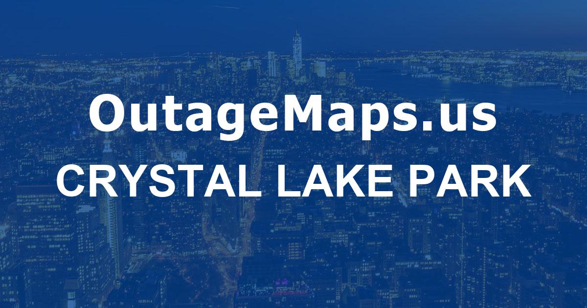 Crystal Lake Park Power Outages Map