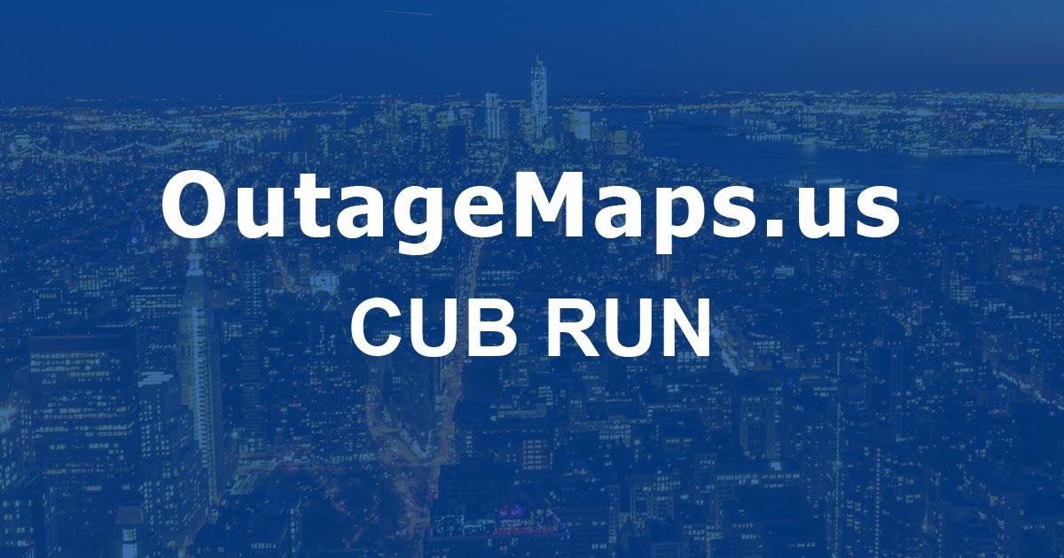 Cub Run Power Outages Map