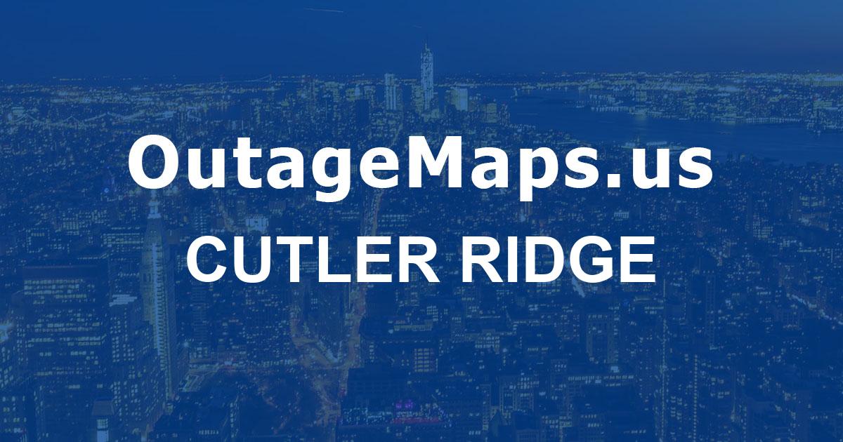 Cutler Ridge Power Outages Map