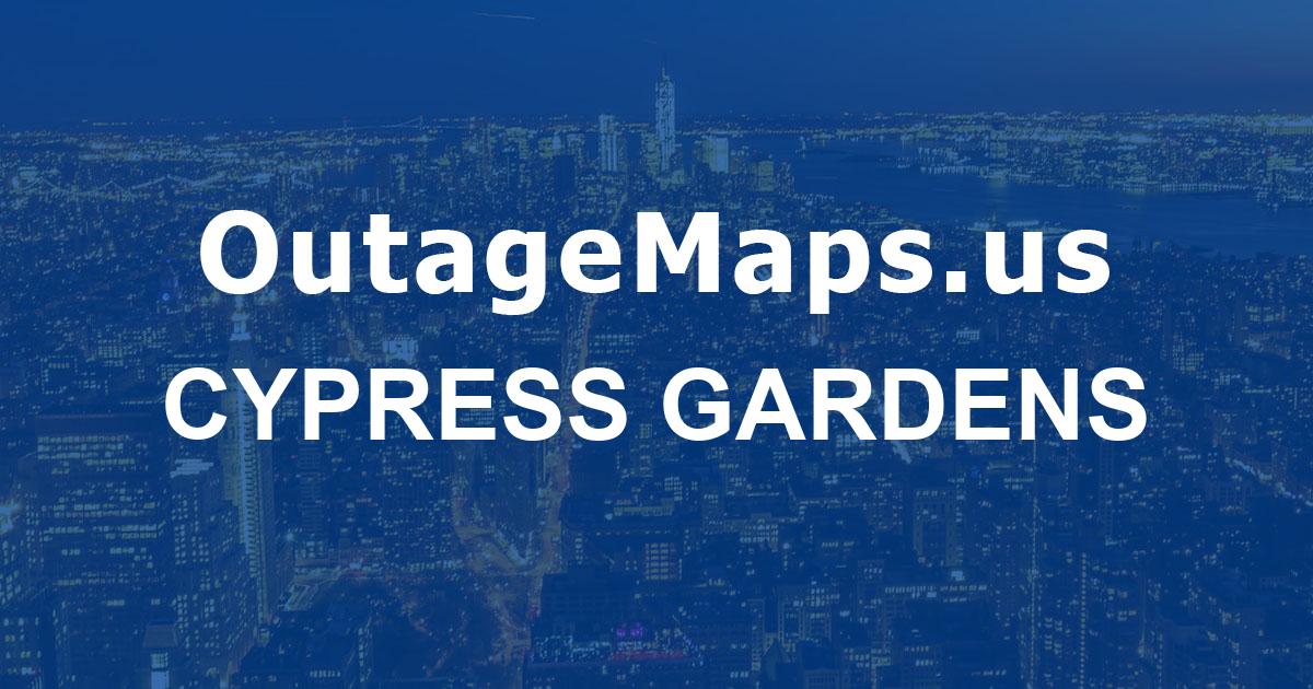 Cypress Gardens Power Outages Map