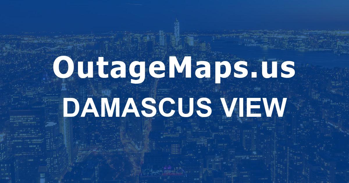 Damascus View Power Outages Map
