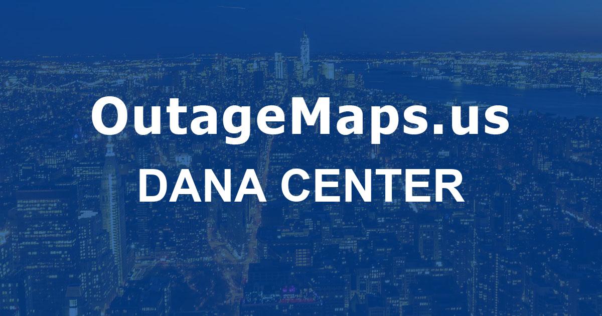 Dana Center Power Outages Map
