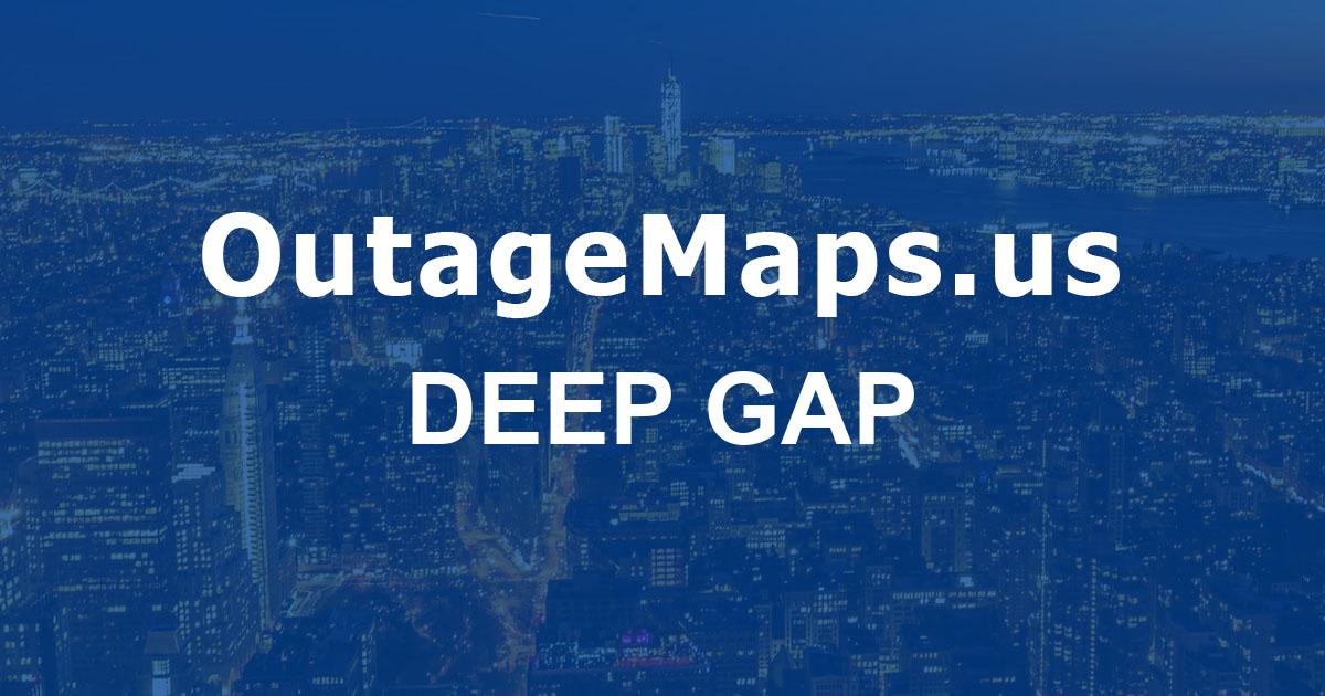 Deep Gap Power Outages Map