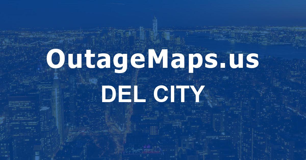 Del City Power Outages Map