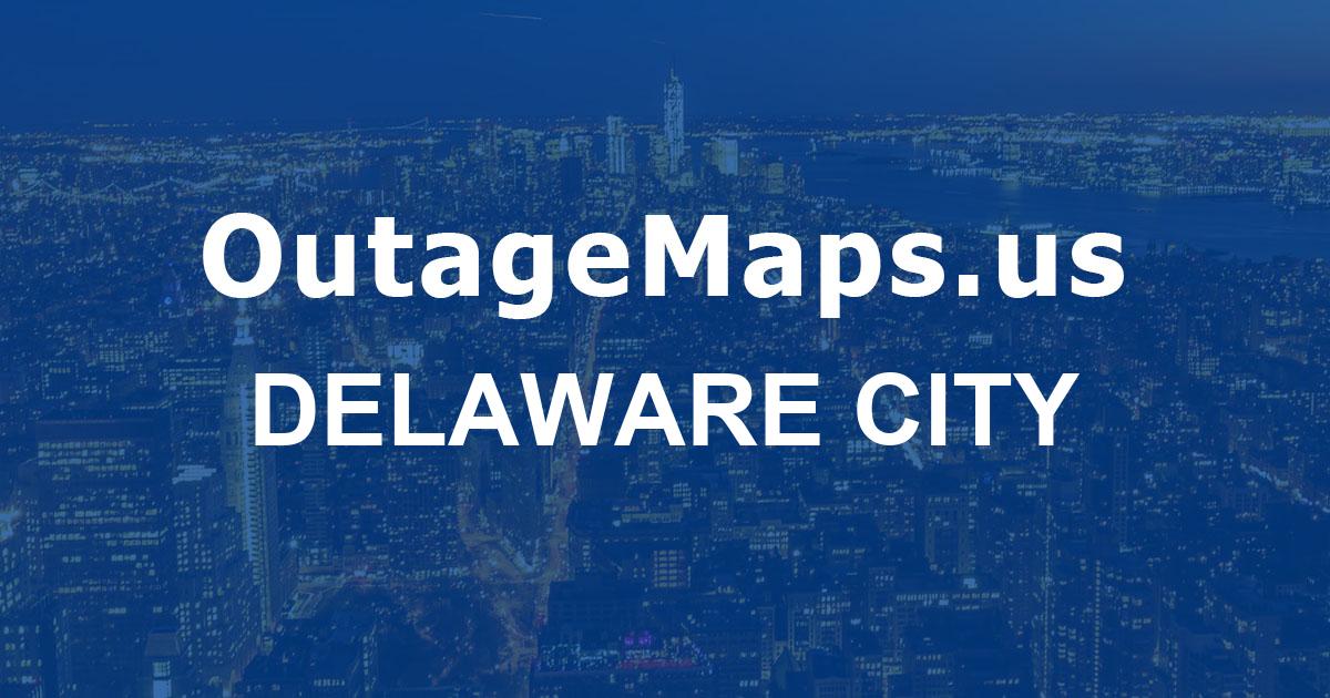 Delaware City Power Outages Map