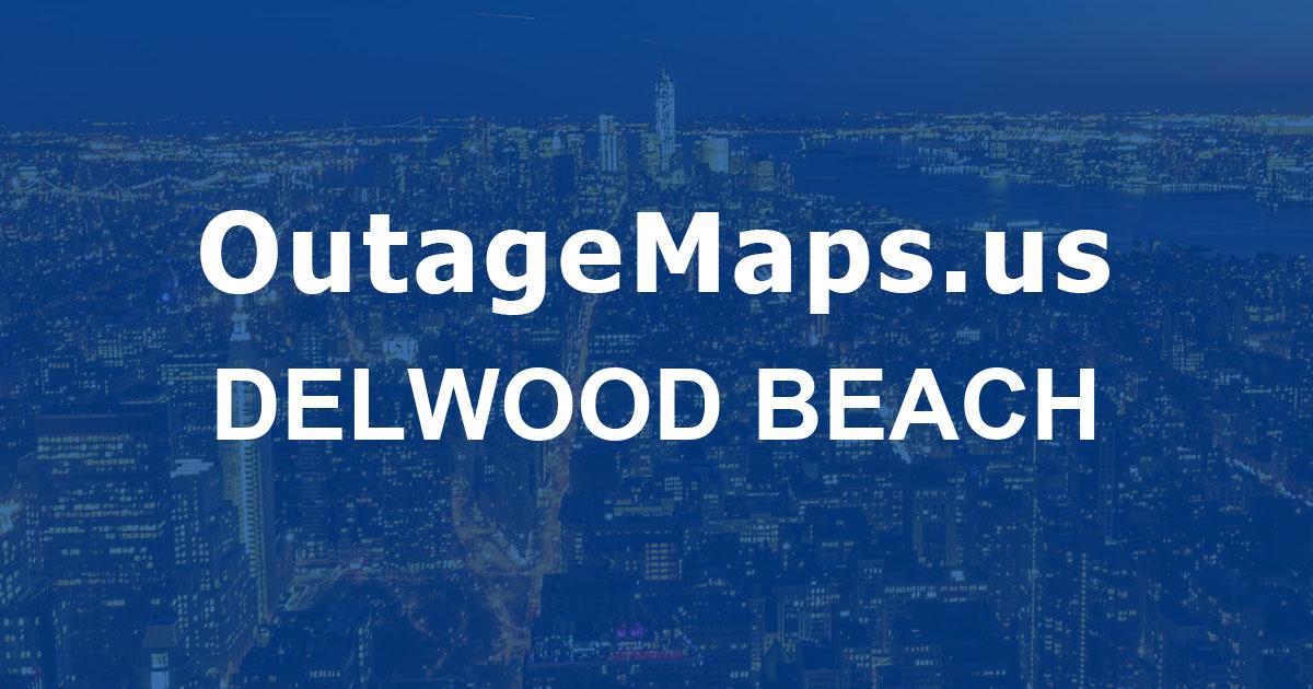 Delwood Beach Power Outages Map