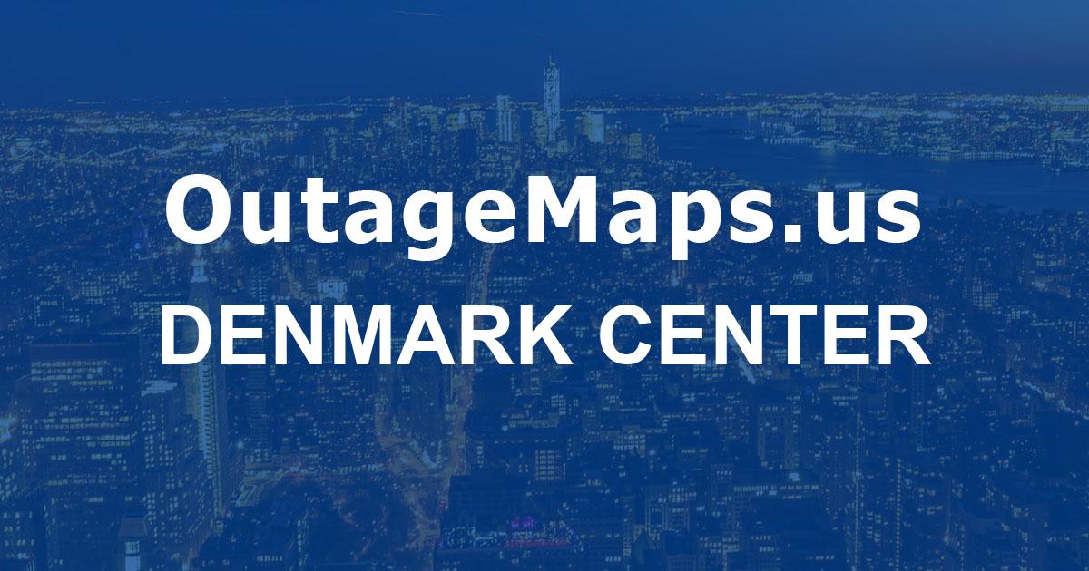 Denmark Center Power Outages Map