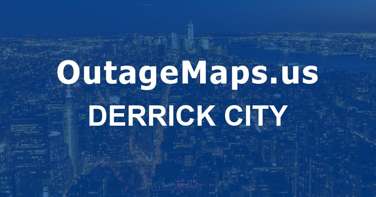 Derrick City Power Outages Map