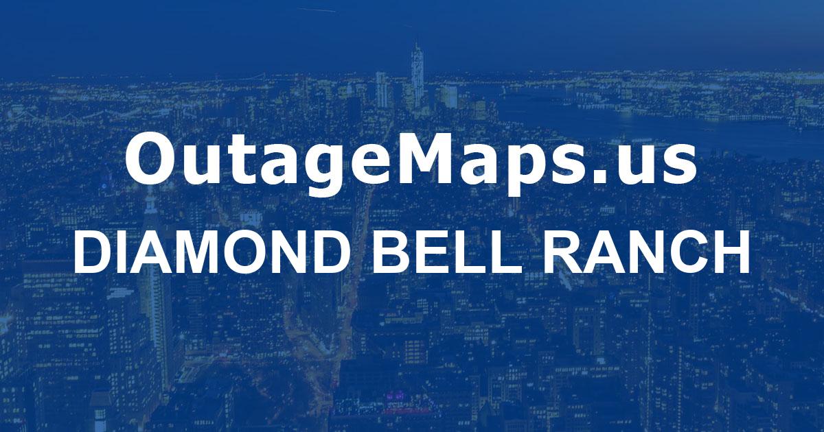 Diamond Bell Ranch Power Outages Map