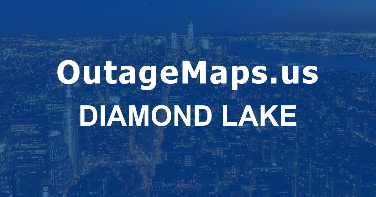 Diamond Lake Power Outages Map