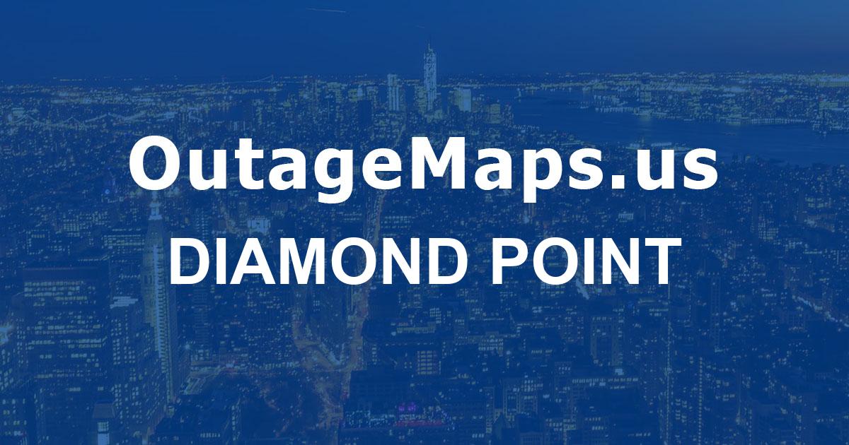 Diamond Point Power Outages Map