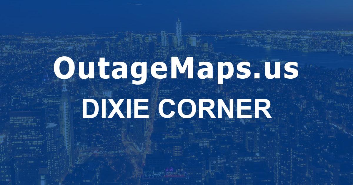 Dixie Corner Power Outages Map