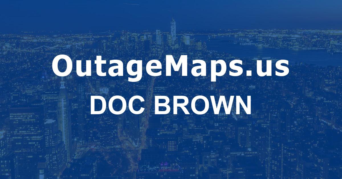 Doc Brown Power Outages Map