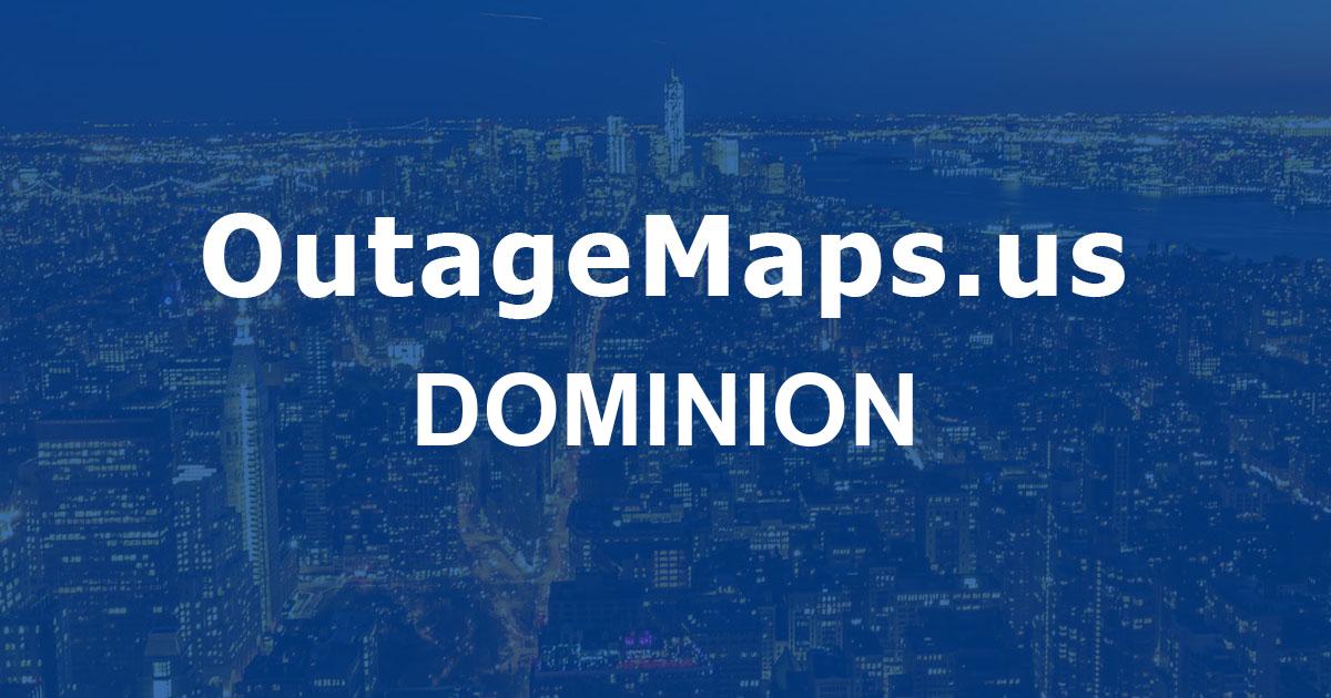 Dominion Power Outages Map