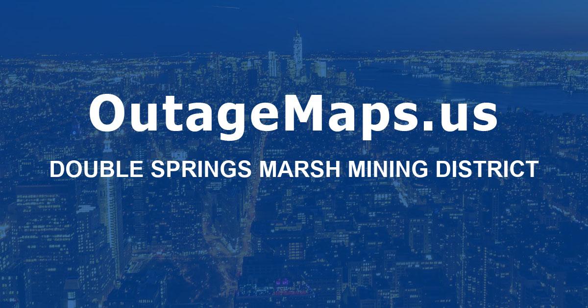 Double Springs Marsh Mining District Power Outages Map